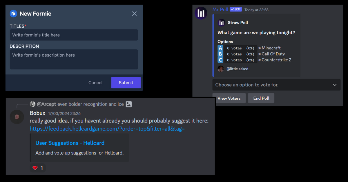 9 best suggestion & feedback Discord bots [113 analyzed, 2024]