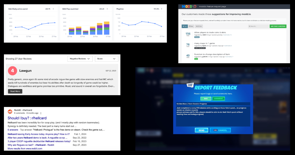 9 ways for games developers to manage player feedback