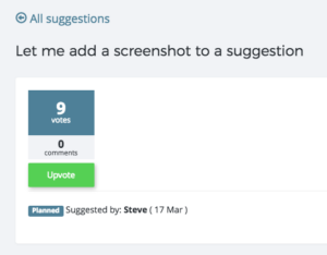 Roadmap & Feature Voting - Feature Upvote